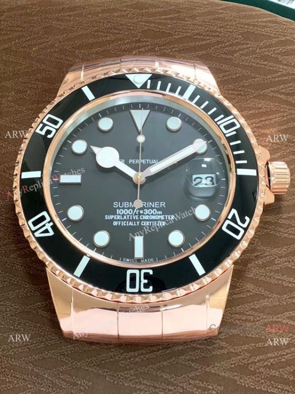 Fake Rolex Wall Clock Rolex Submariner Wall Clock Hulk Rose Gold Wall Clock