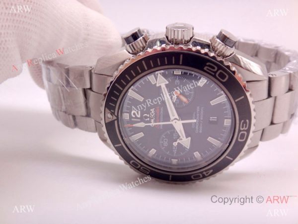 Swiss 9300 Movement Omega Seamaster chronograph replica Planet Ocean ...